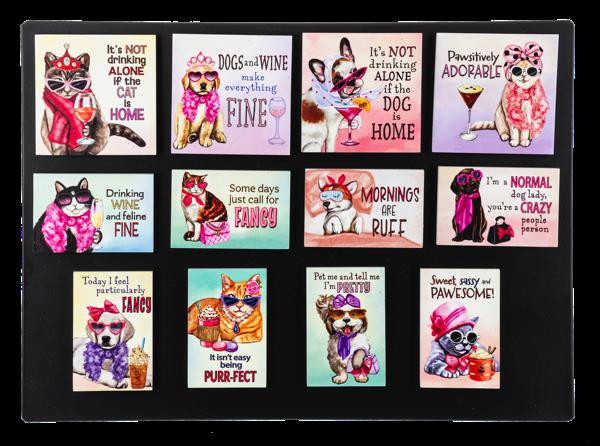Pawfectly Chic Magnets – Ruta European Artistry